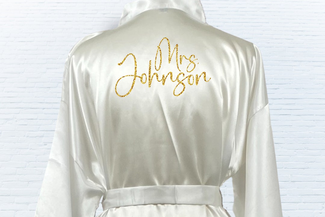 Mrs, Bridesmaid, Maid of Honor Robes, Bridesmaid Gifts, Bridesmaid ...