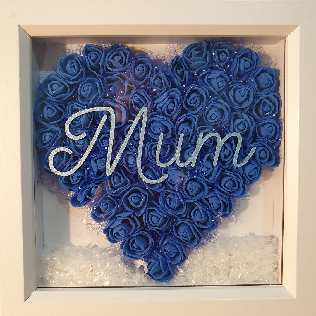 Foam Rose Heart Frame - Etsy