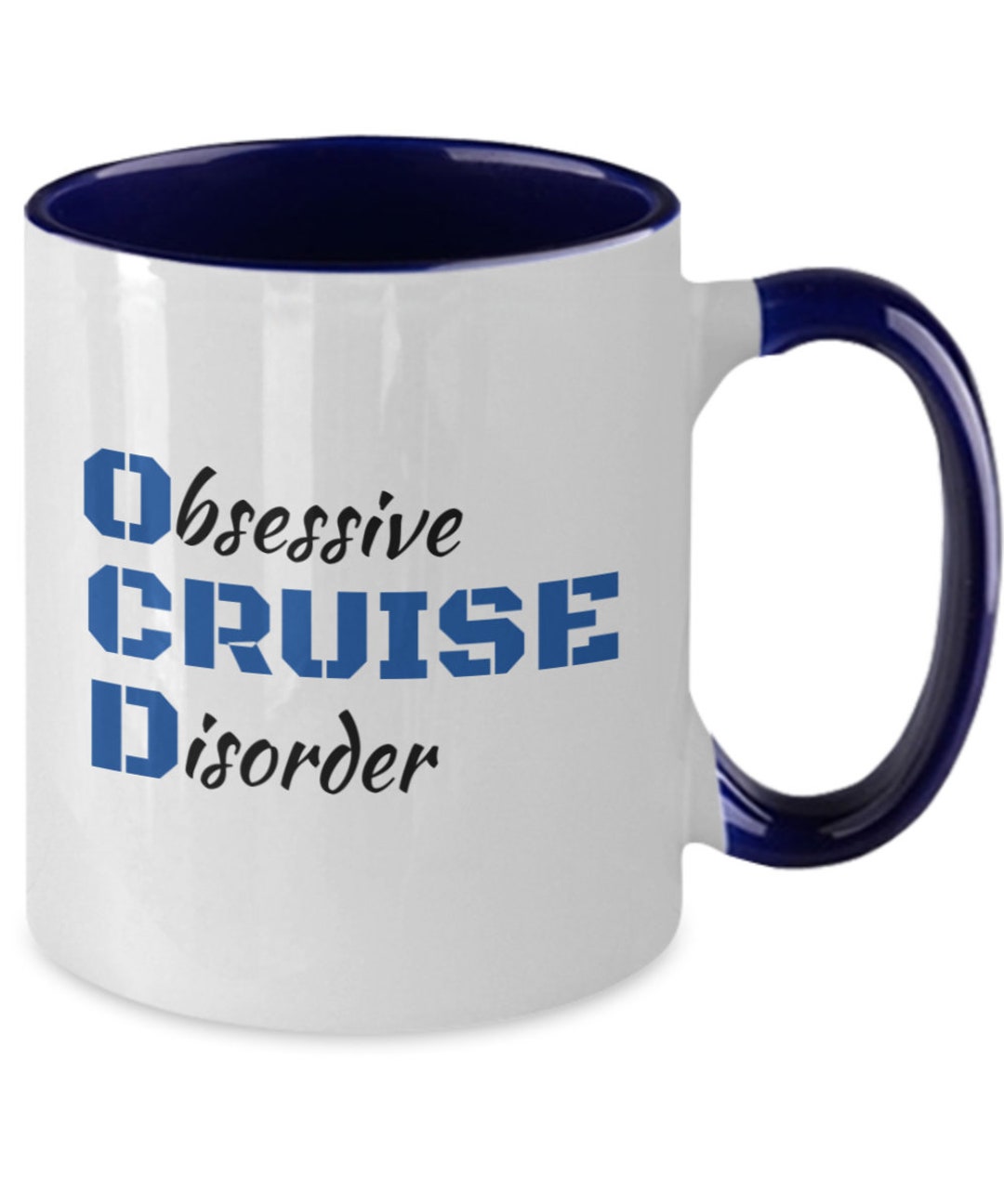 Cruise Coffee Cup Gift, OCD Cruising Mug Present for Him Her, Sea ...