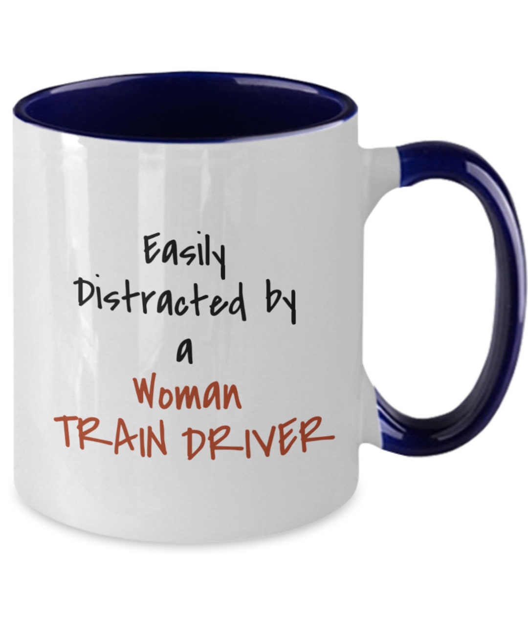 Gift for Best Friend Female Train Driver Tea Cup Coffee Mug, High Speed ...