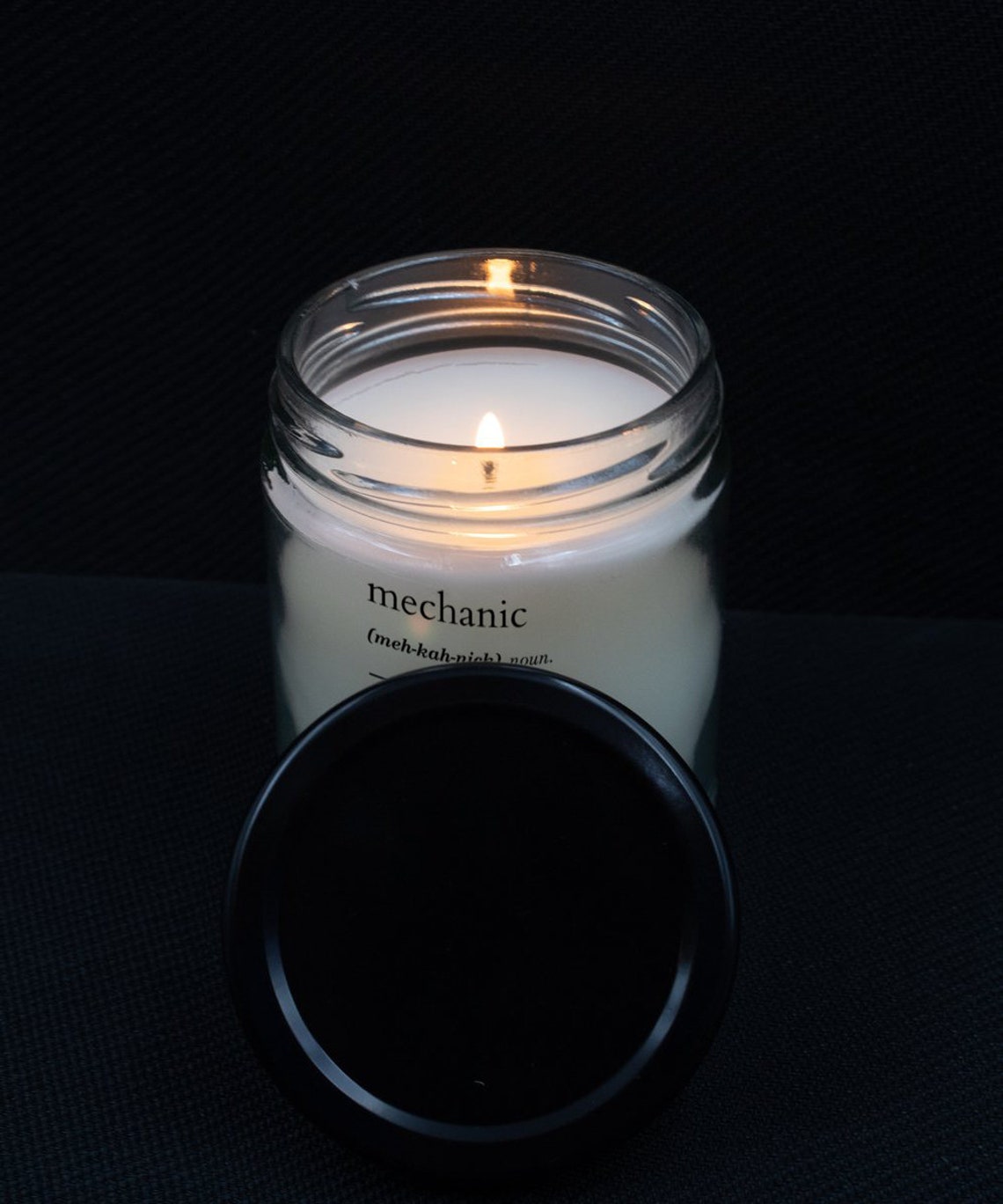 Mechanic Definition Candle Gift, Best Motor Repair Engineer Present for ...