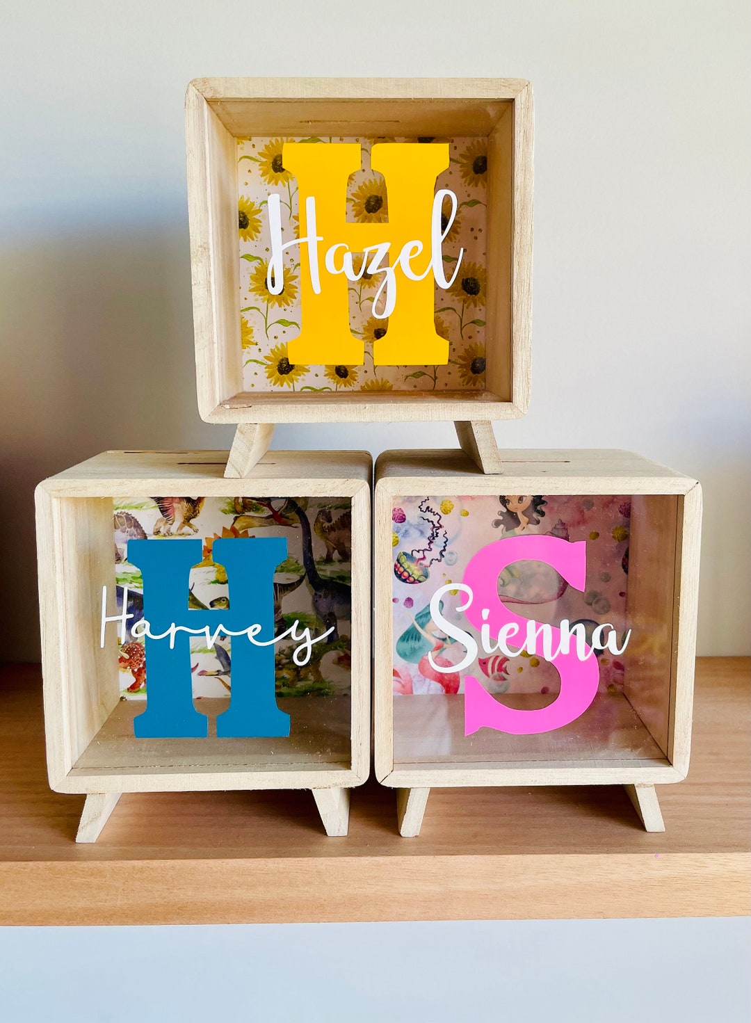 Money Box, Personalised Money Box, Kids Room, Boys Room, Girls Room ...