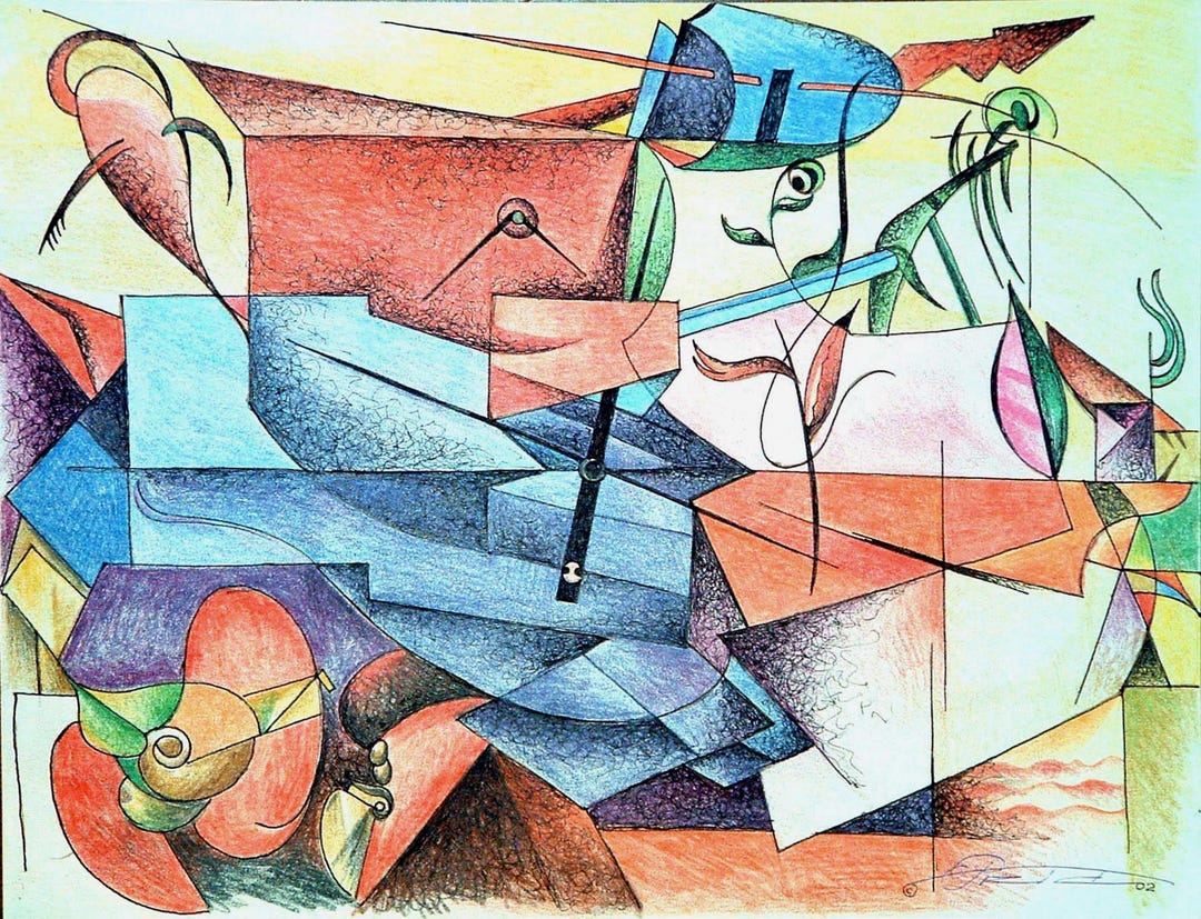 273 Composition India Ink, Pencil on Paper 14x11 2002 - Etsy