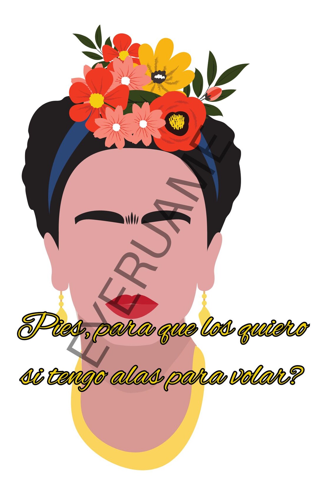 Frida Kahlo Digital Image - Etsy