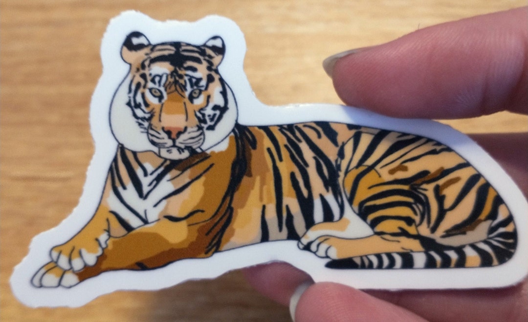 Endangered Sumatran Tiger Die Cut Sticker - Etsy