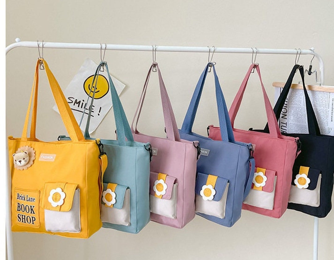 Kids Shoulder Bag, Kids Bag, Tote Bag, Library Bag - Etsy