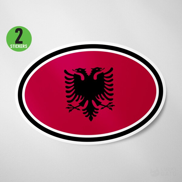 Albania Flag Decal - Etsy