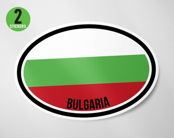 Bulgaria Map Sticker Flag for Laptop Book Fridge Guitar Motorcycle ...