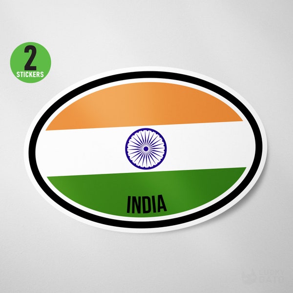 India Flag Sticker - Etsy