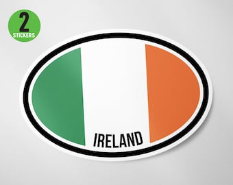 Ireland Dublin Seal Sticker Round Flag for Laptop Book Fridge Guitar ...
