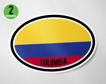 Colombia Flag Decal - Etsy