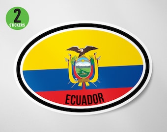 Ecuador Flag Sticker - Etsy
