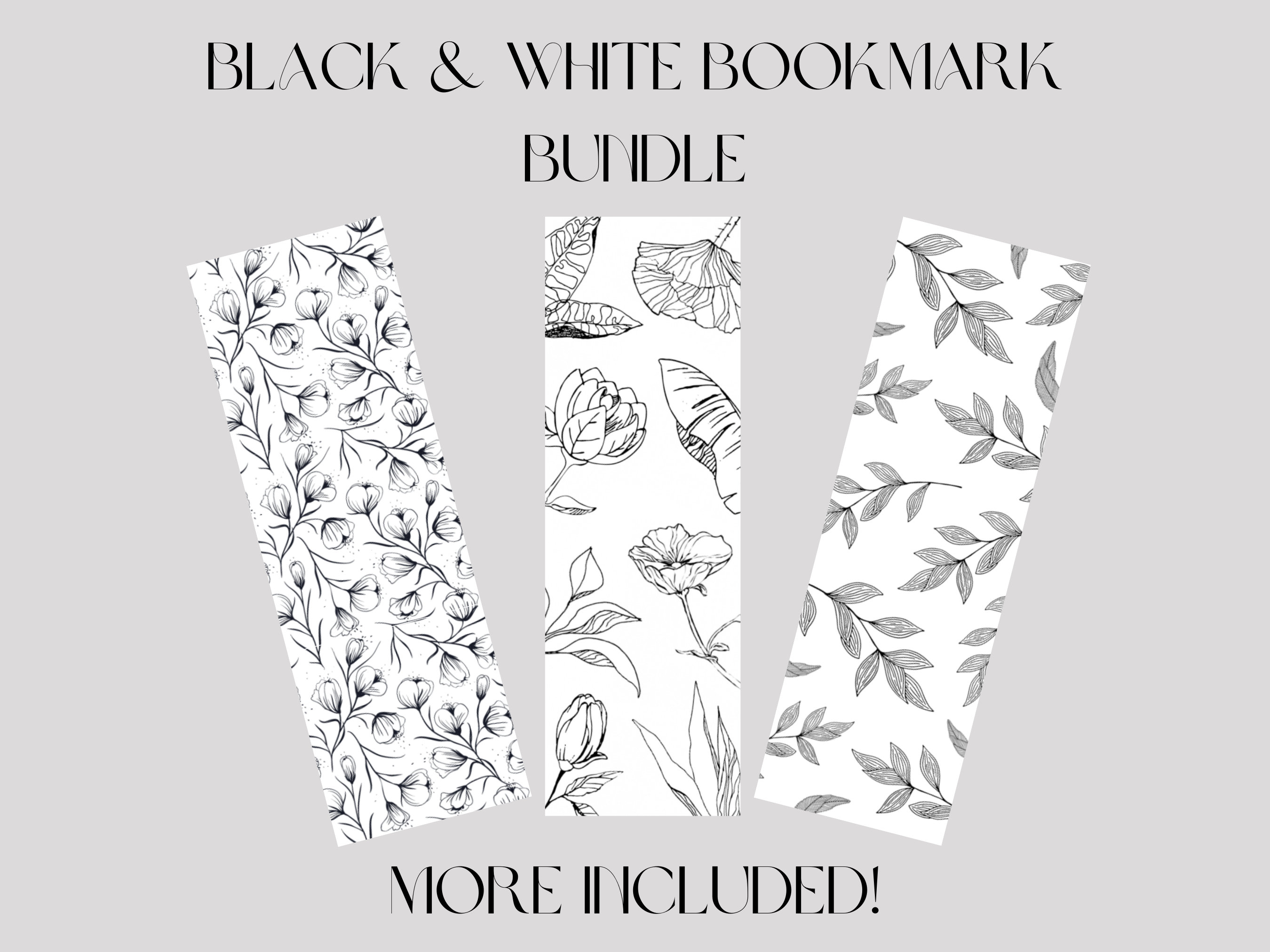 Black And White Bookmarks 30+ Printable Free Bookmarks For Your