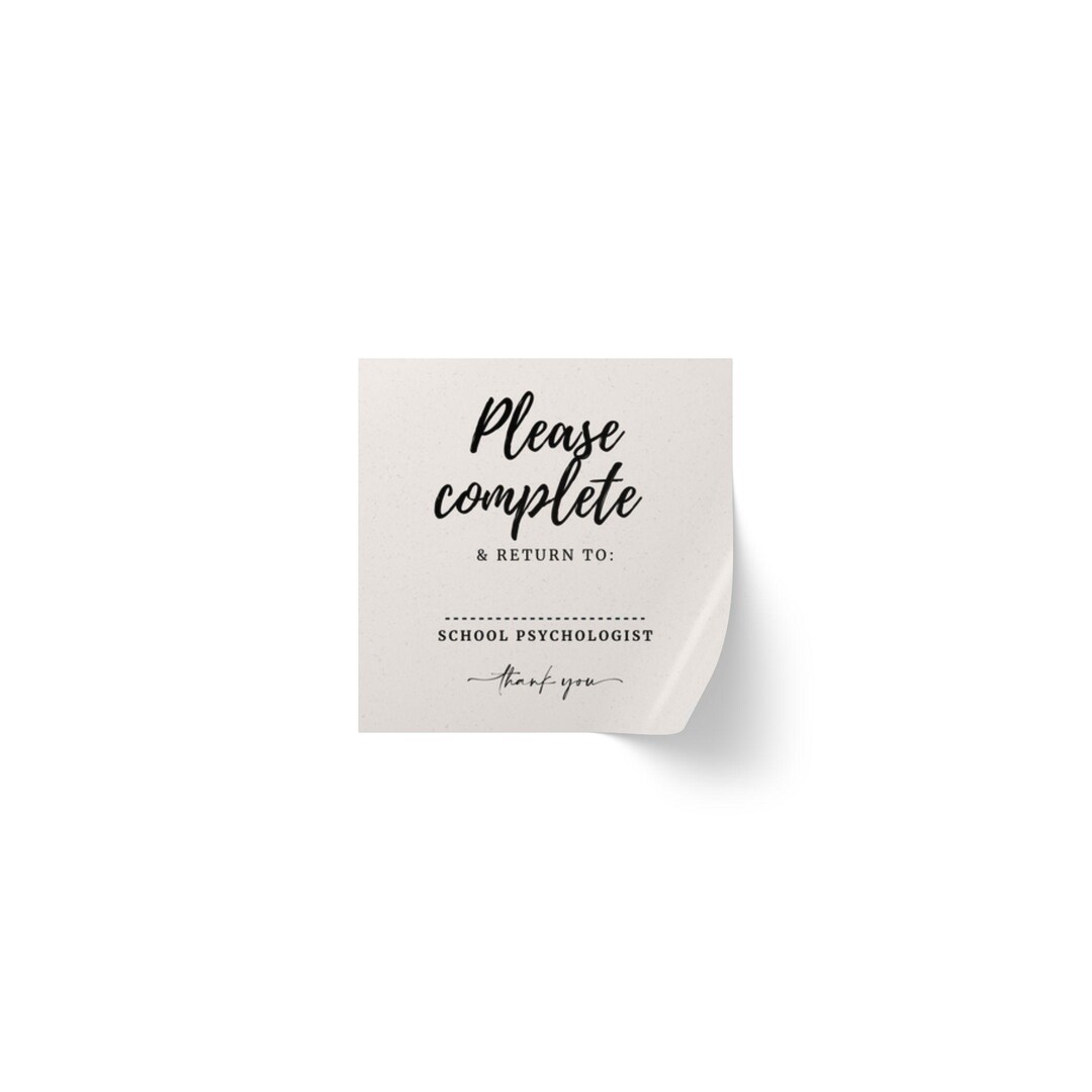 Please Complete by Sticker Label Roll - Etsy