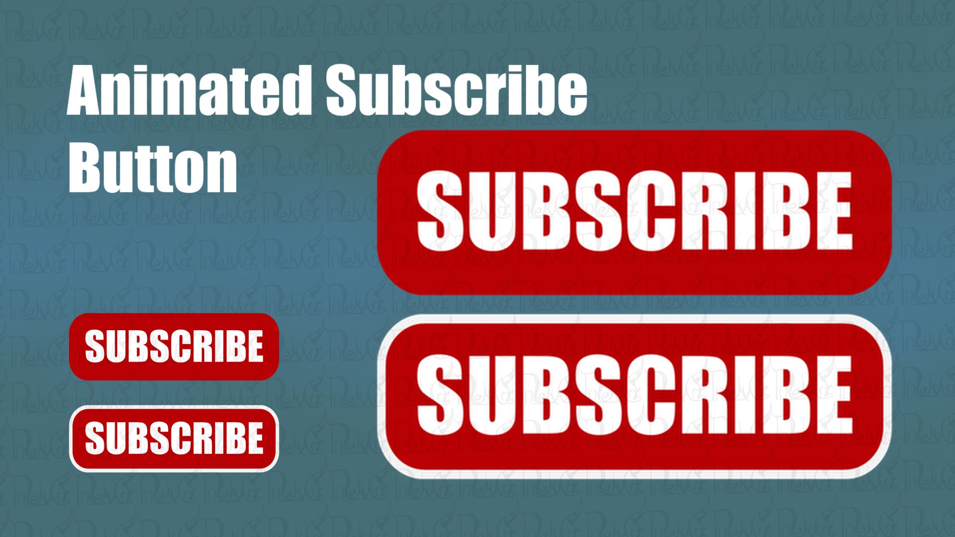 High Res Animated Youtube Subscribe Icon | Etsy