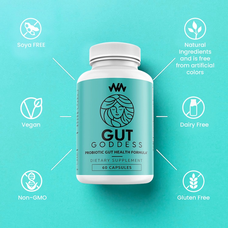 Womens Gut Health Support Supplement | Female Probiotic Digestive ...
