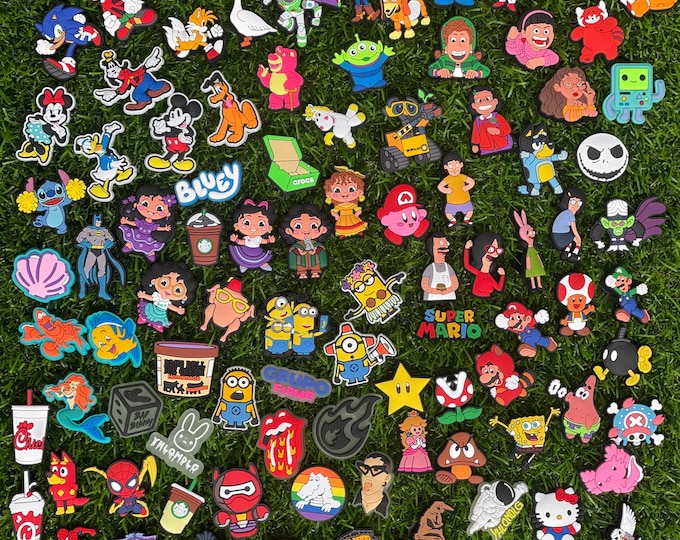 Shoe Charms | Cartoon Charms | Kid Friendly Gifts | Princess Charms ...