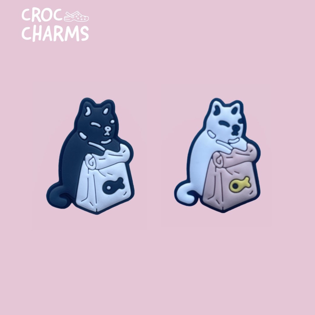Croc Charm | “lucky Cats”| Cat Charms | Kitty Croc Charms | Kid ...