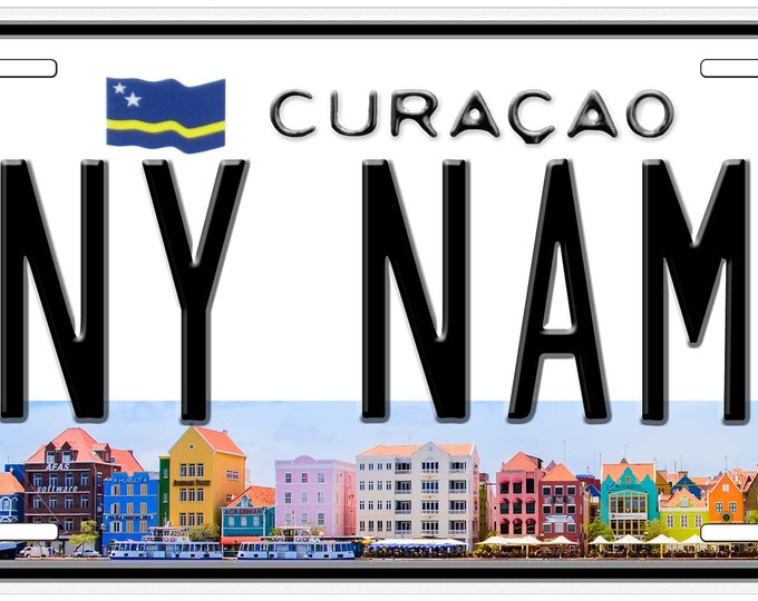 1993 Bon Bini Curacao License Plate - Etsy