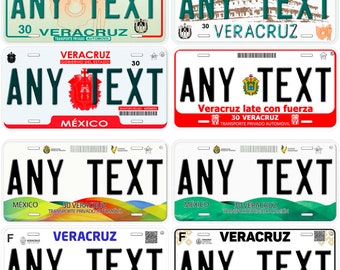 Veracruz License Plate - Etsy