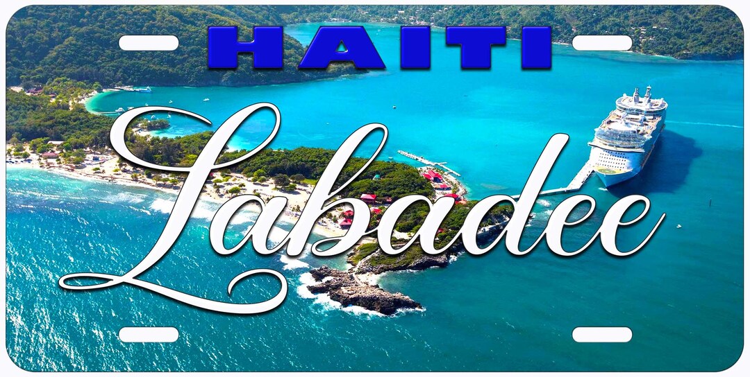 Labadee Haiti Auto Novelty Car License Plates - Etsy