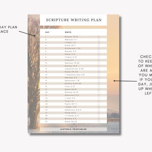 Hope Scripture Writing Plan Printable, Hope Bible Memory Verse Journal ...