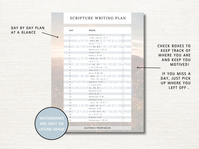 Freedom in Christ Scripture Writing Plan: 30-day Bible Study (digital ...