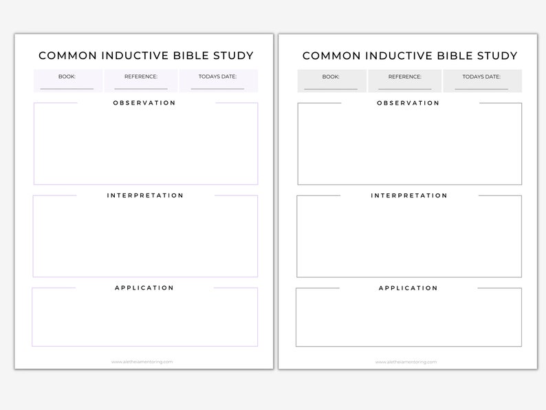 Printable Inductive Bible Study Worksheets Guided Bible - Etsy Printable Inductive Bible Study Worksheets Guided Bible - Etsy