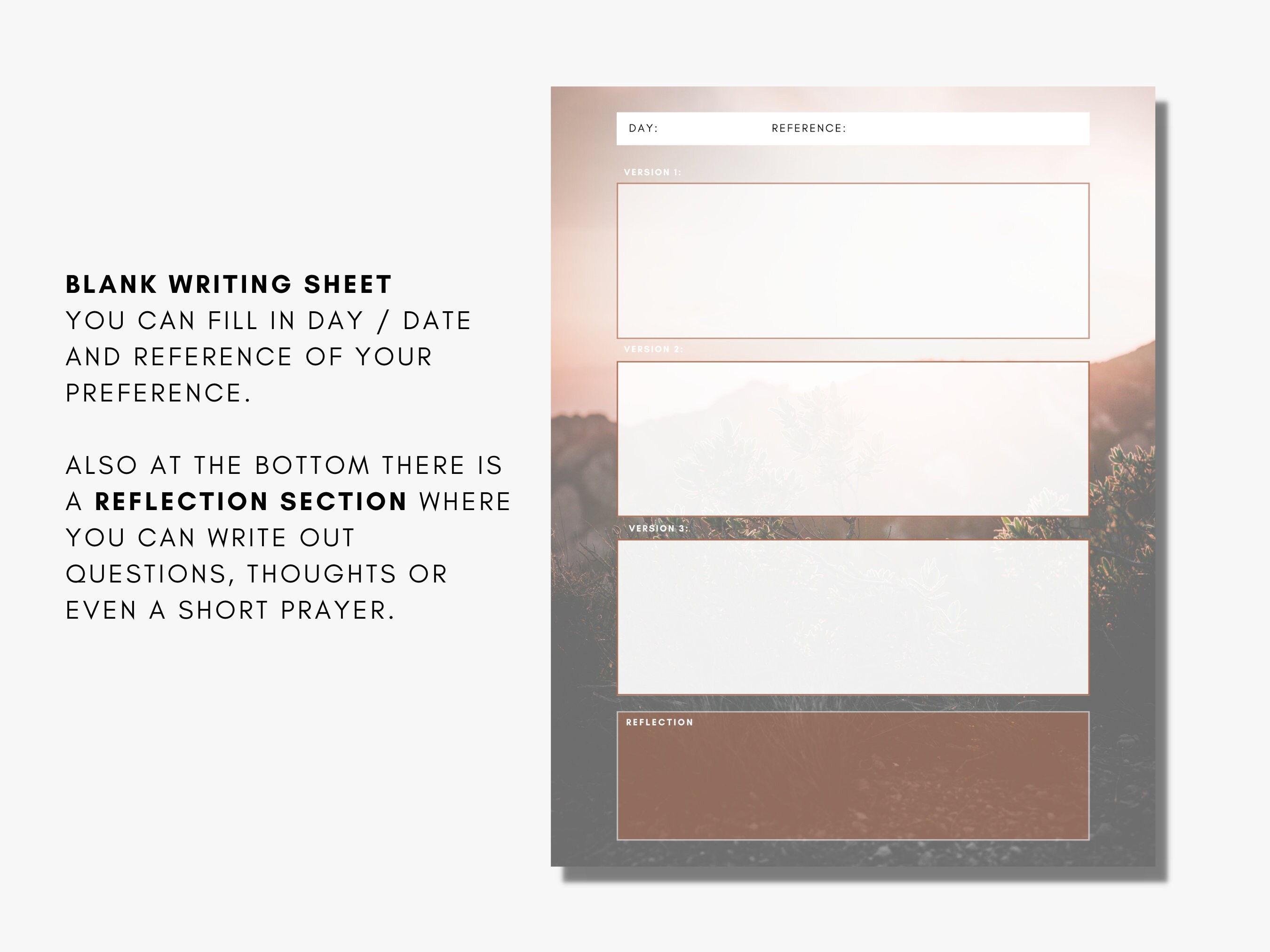 The Trinity Scripture Writing Plan Printable, Bible Memory Verse ...