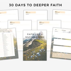 Faith Like a Mustard Seed Scripture Writing Plan Printable, Write Bible ...