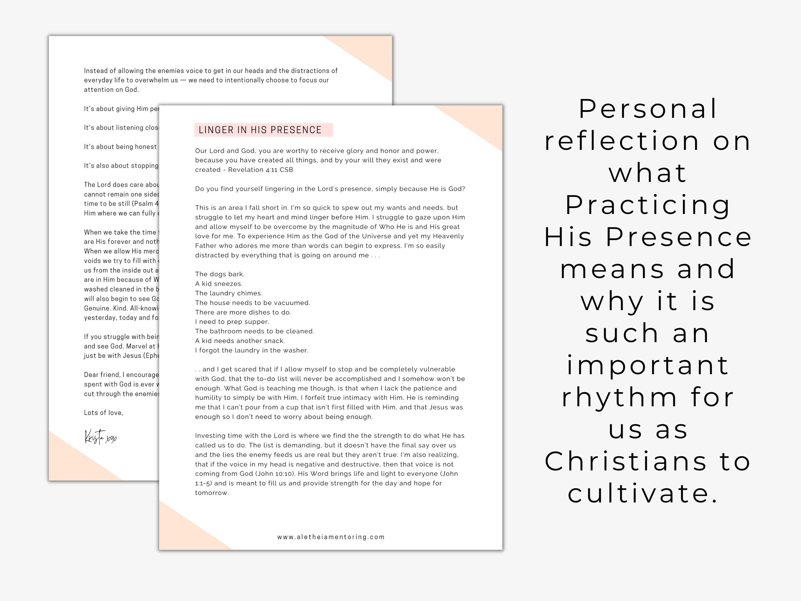 Practicing His Presence Prayer Guide Printable, Prayer Journal, the ...