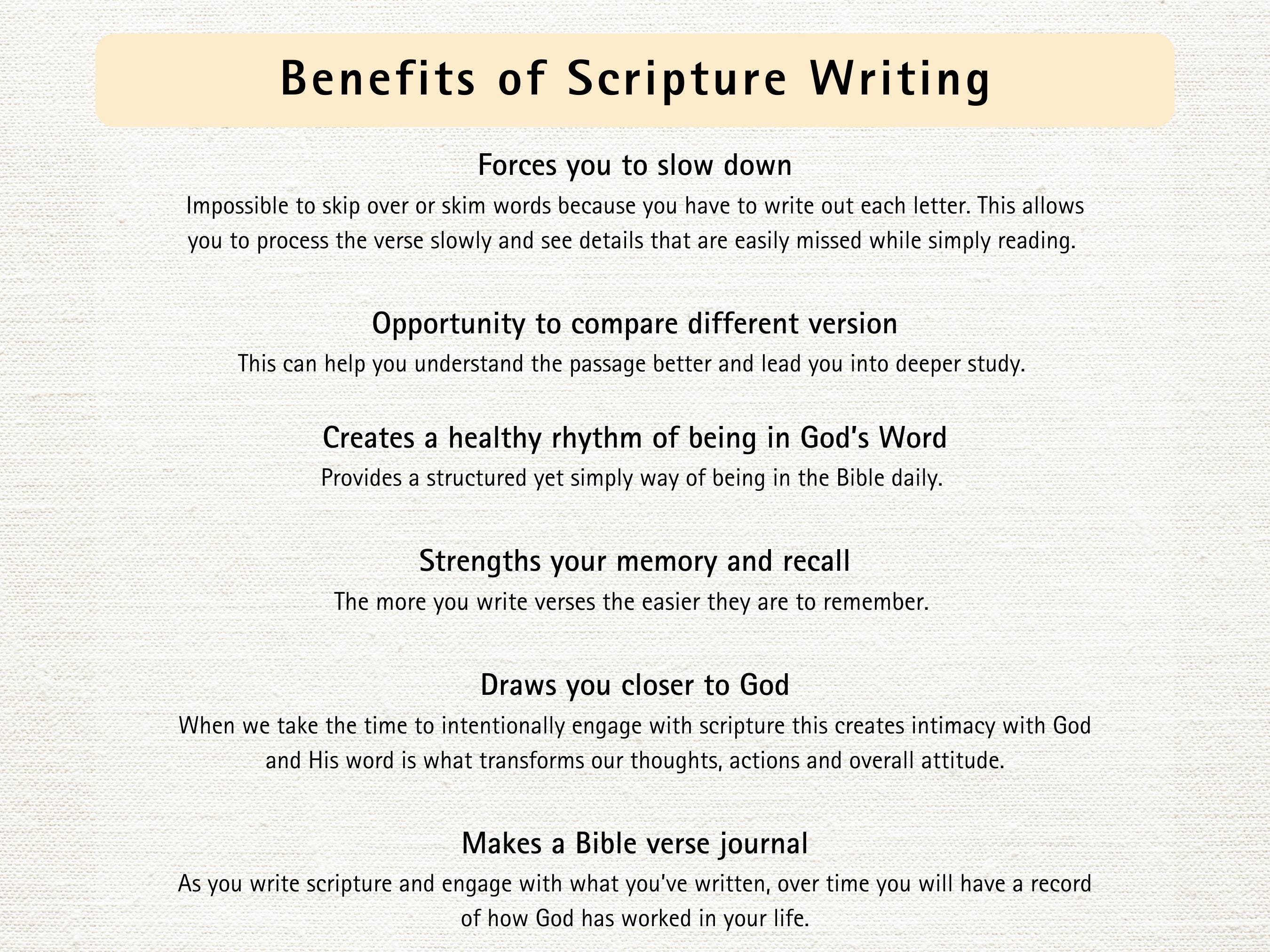 Fruit of the Spirit Scripture Writing Plan: Bible Study Cards (digital ...