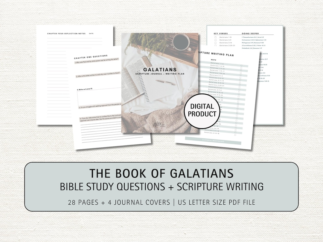 Galatians Bible Study: Scripture Writing Plan & Reflection Notes ...