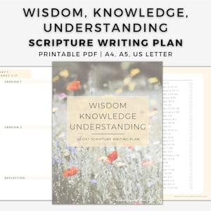 Understanding the Bible Study Plan - Etsy