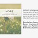 Hope Scripture Writing Plan Printable Bible Memory Verse - Etsy