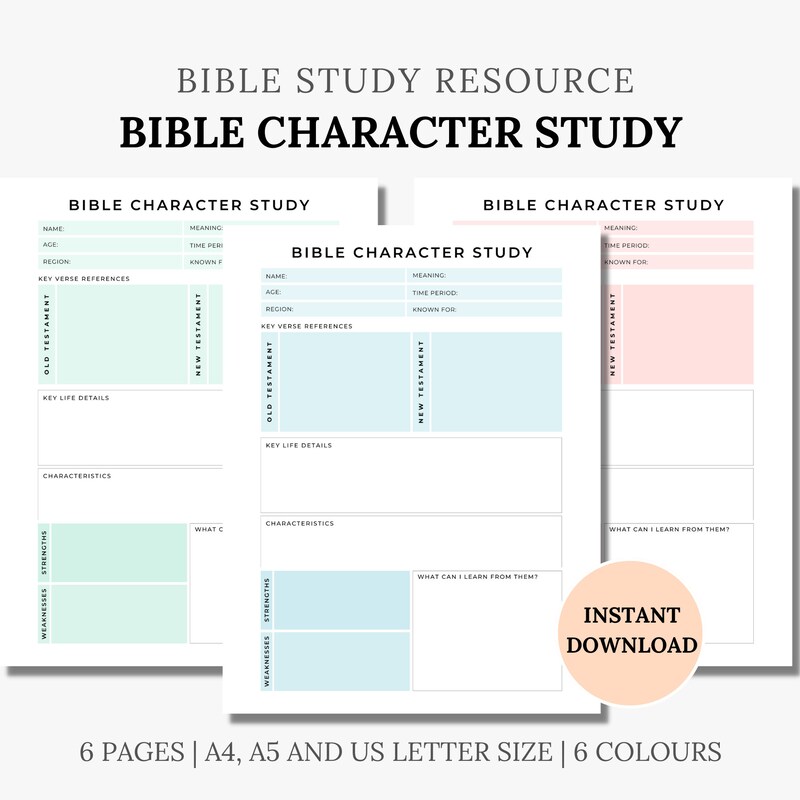 Bible Characters - Etsy