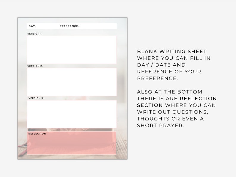 Identity in Christ Scripture Writing Plan Printable Who I Am - Etsy