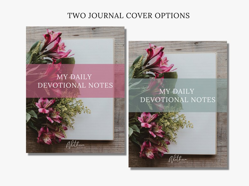 My Daily Devotional Notes Printable, Bible Study Journal, Scripture ...