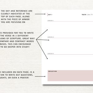 Armor of God Scripture Writing Printable, 30-day Bible Study Plan ...