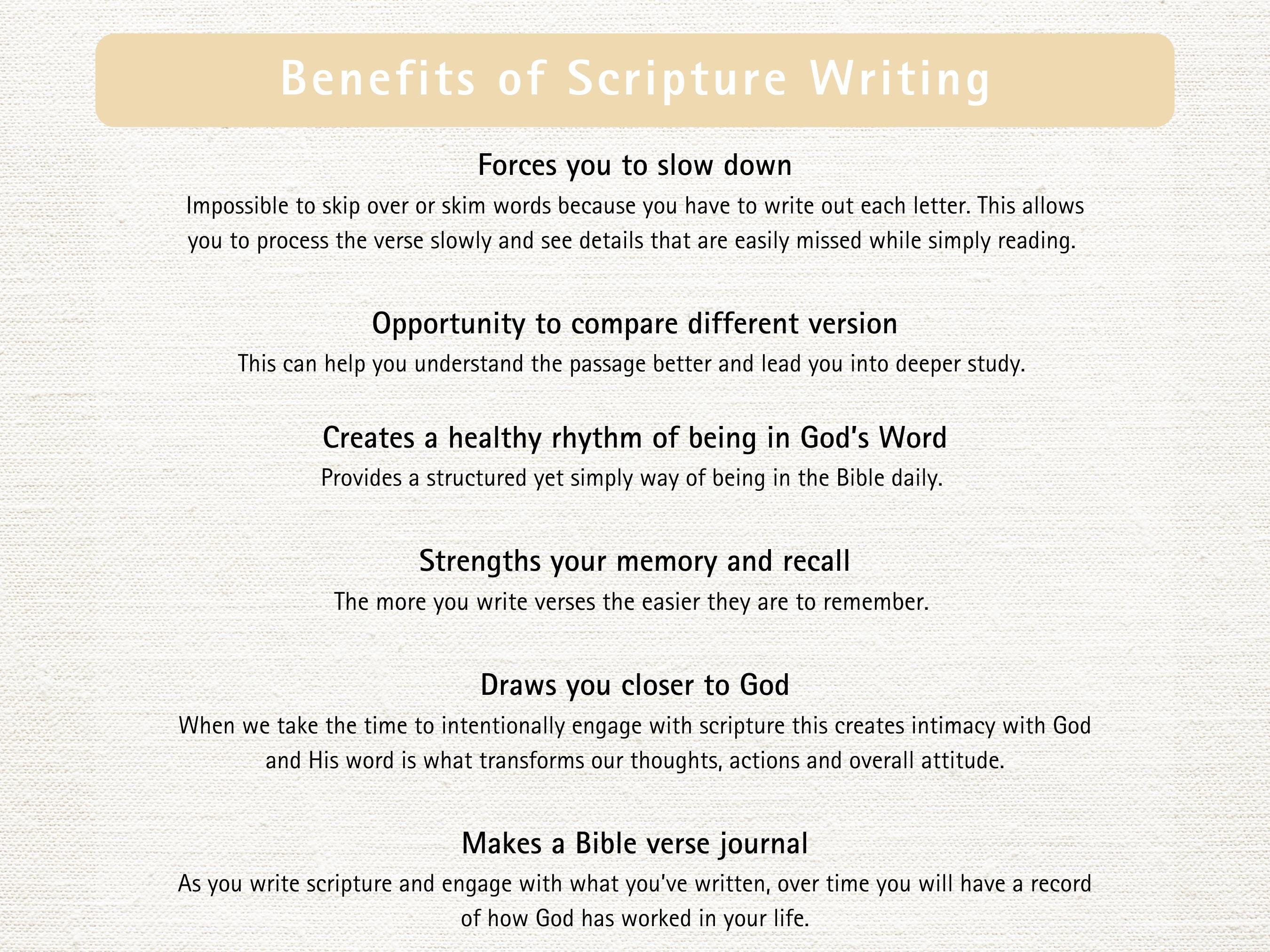 Loved by God Scripture Writing Plan: Bible Verse Journal (digital ...