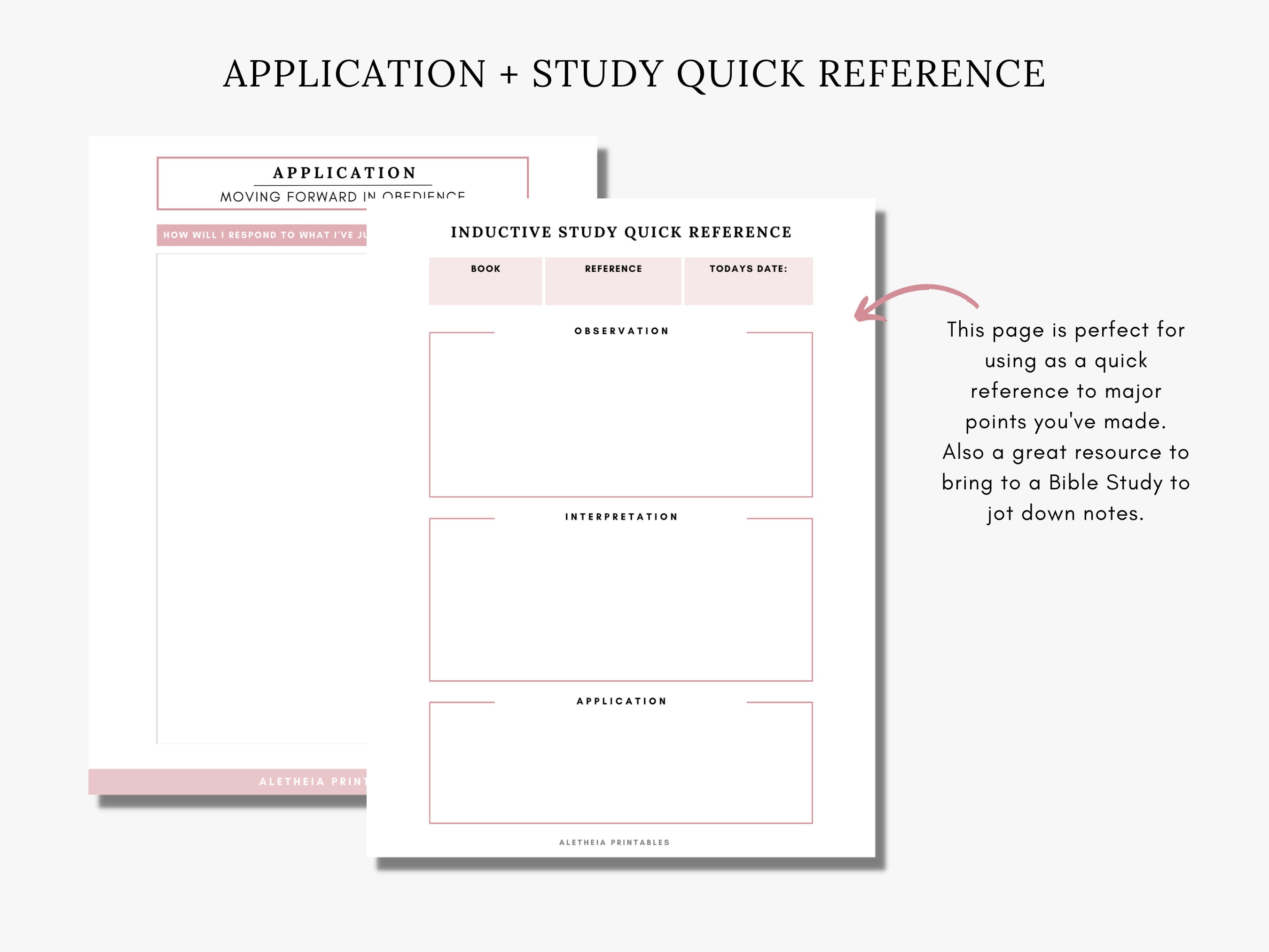 Common Inductive Bible Study Method Printable, How to Study the Bible ...