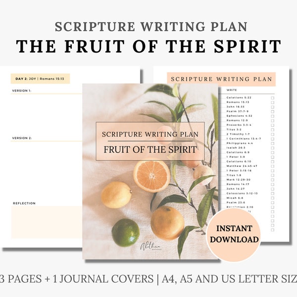 Free Scripture Writing Plans - Etsy