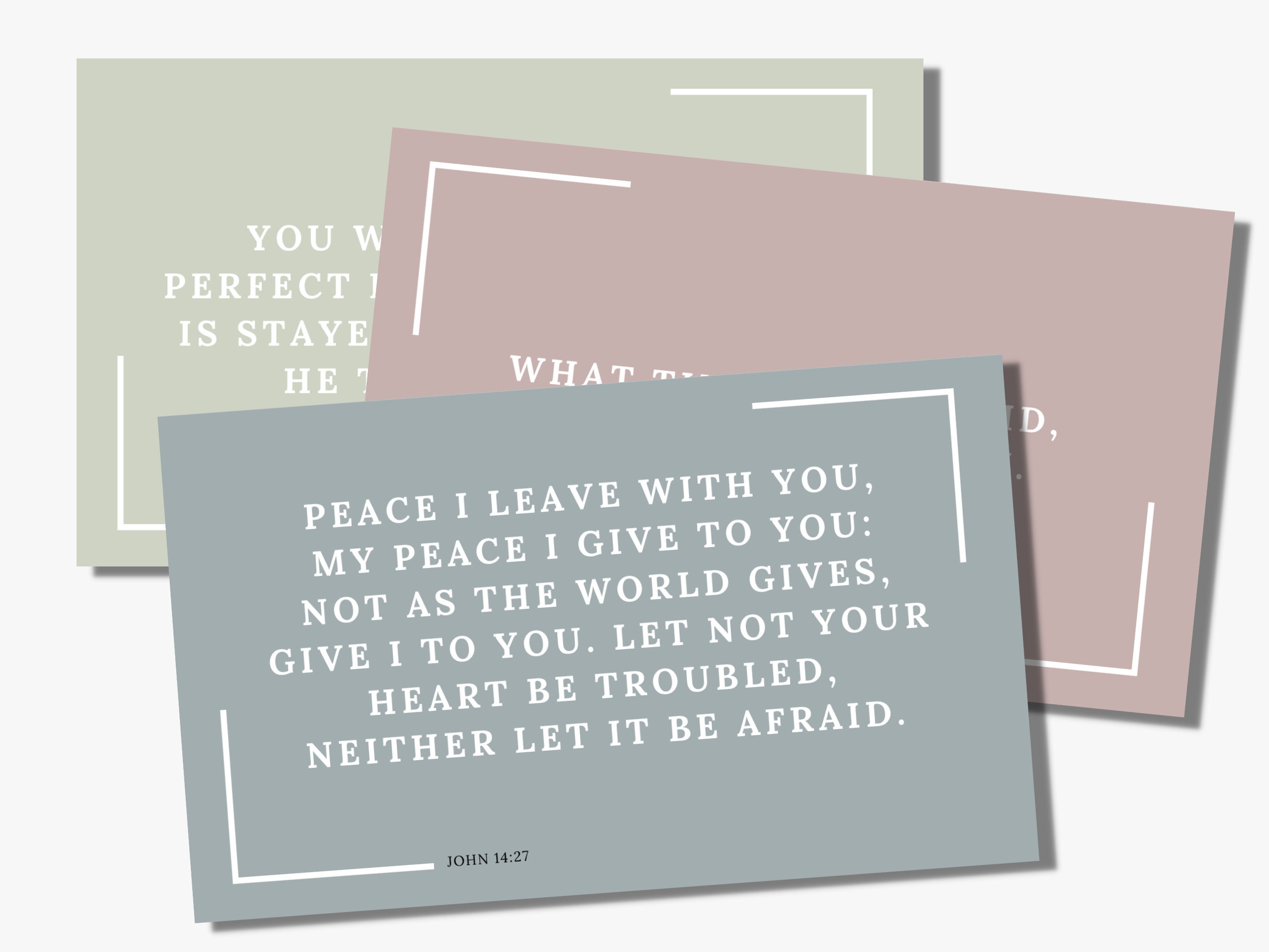 Printable Anxiety Bible Verse Cards, Bible Study Resource, Memory Verse ...