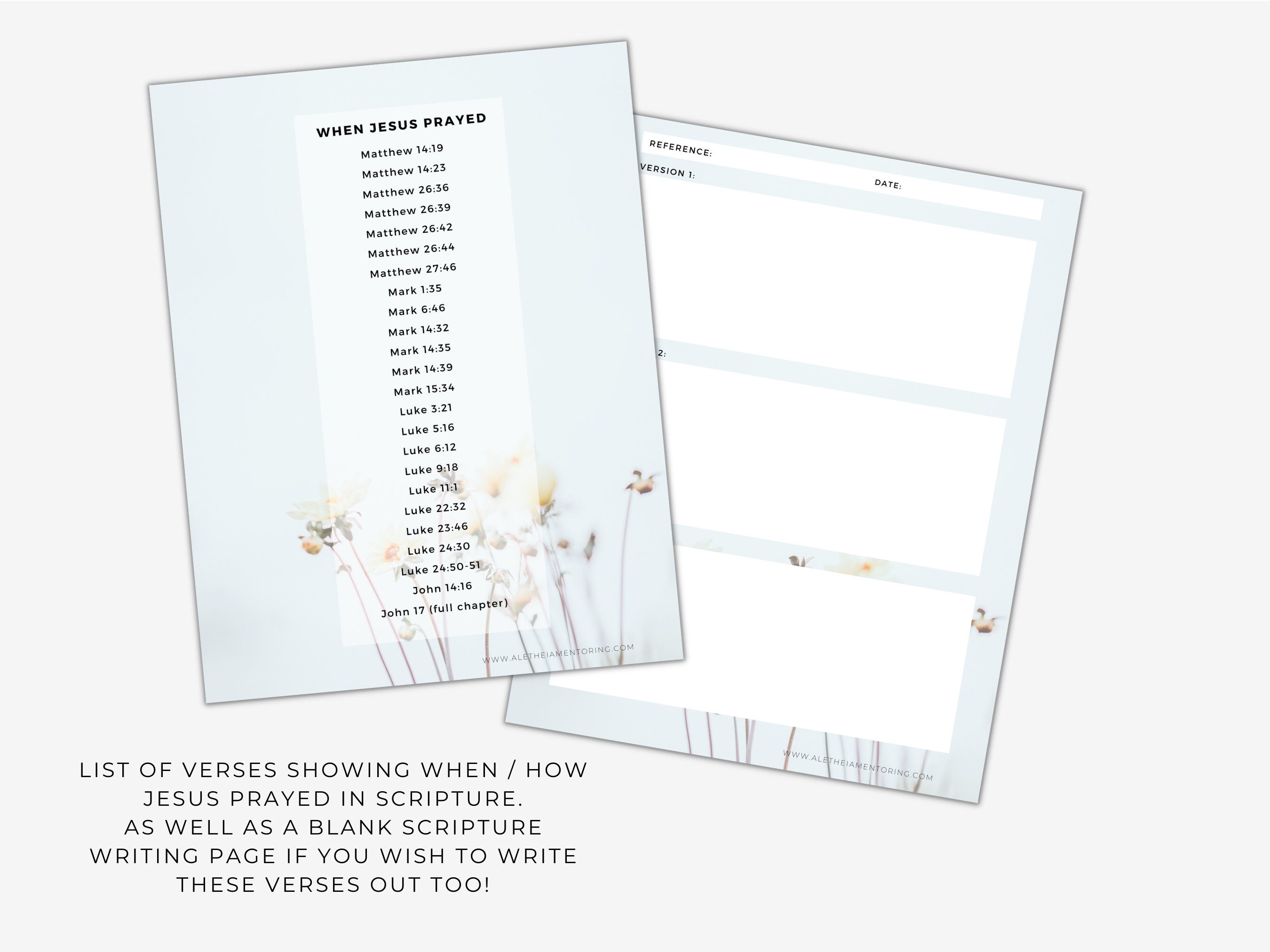 Prayer Scripture Writing Plan Printable, PRAY Prayer Method, Bible ...