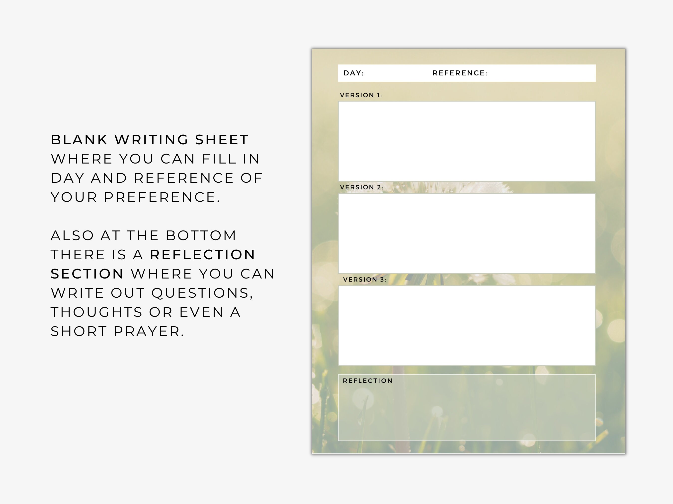 Hope Scripture Writing Plan Printable Bible Memory Verse - Etsy