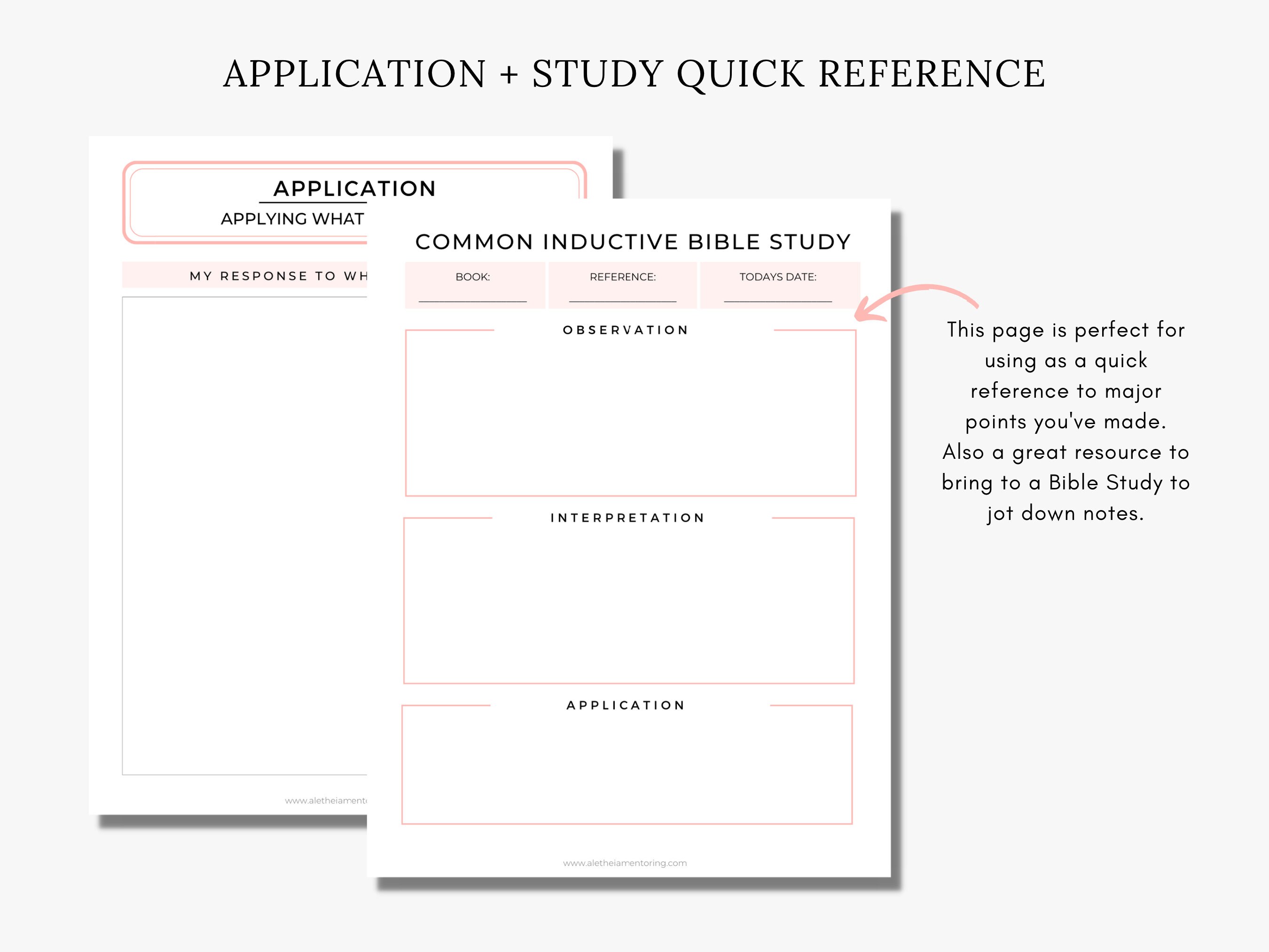 Common Inductive Bible Study Method Printable Guide to Study - Etsy UK