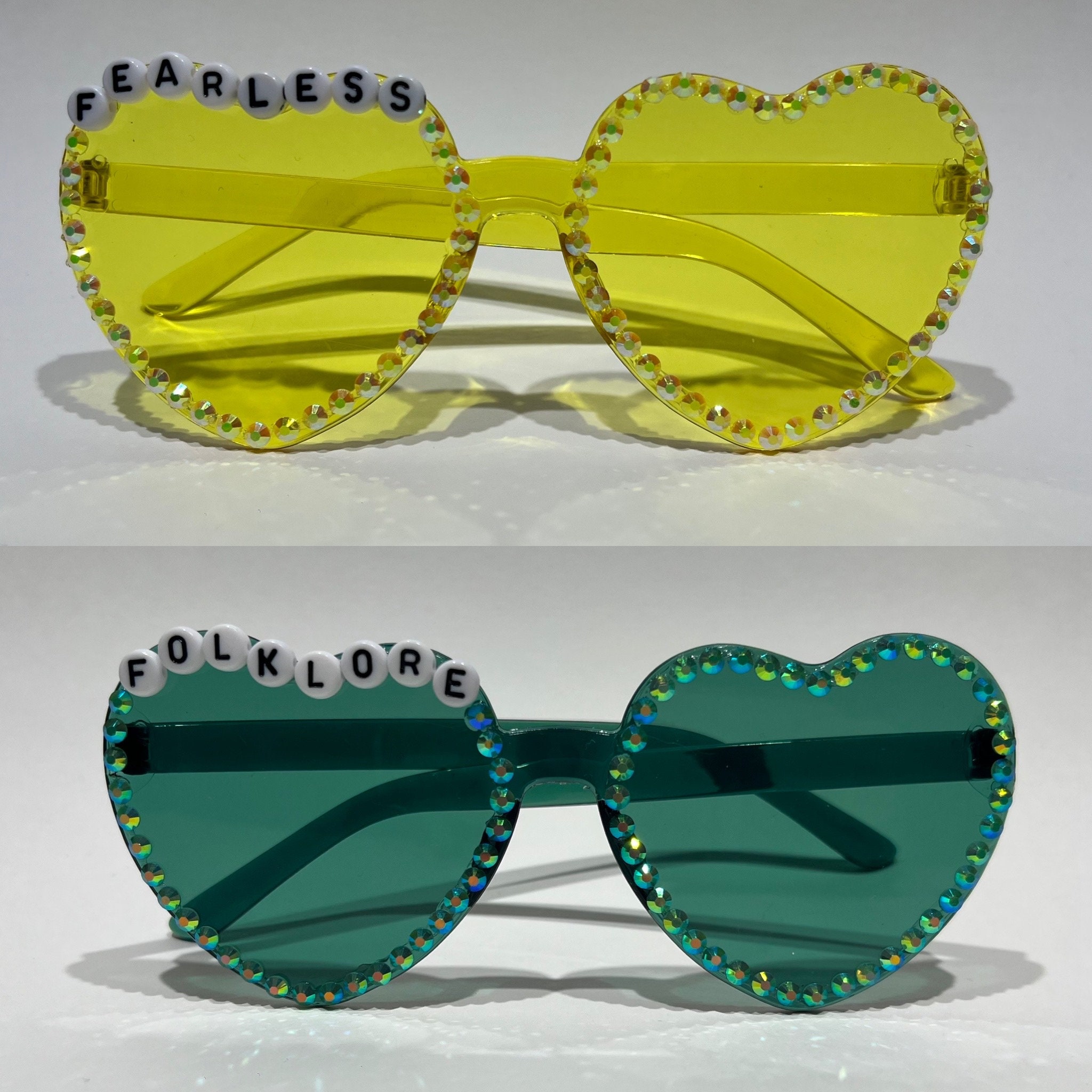 Taylor Swift Eras Tour Sunglasses Bedazzled Rhinestone Glasses Etsy