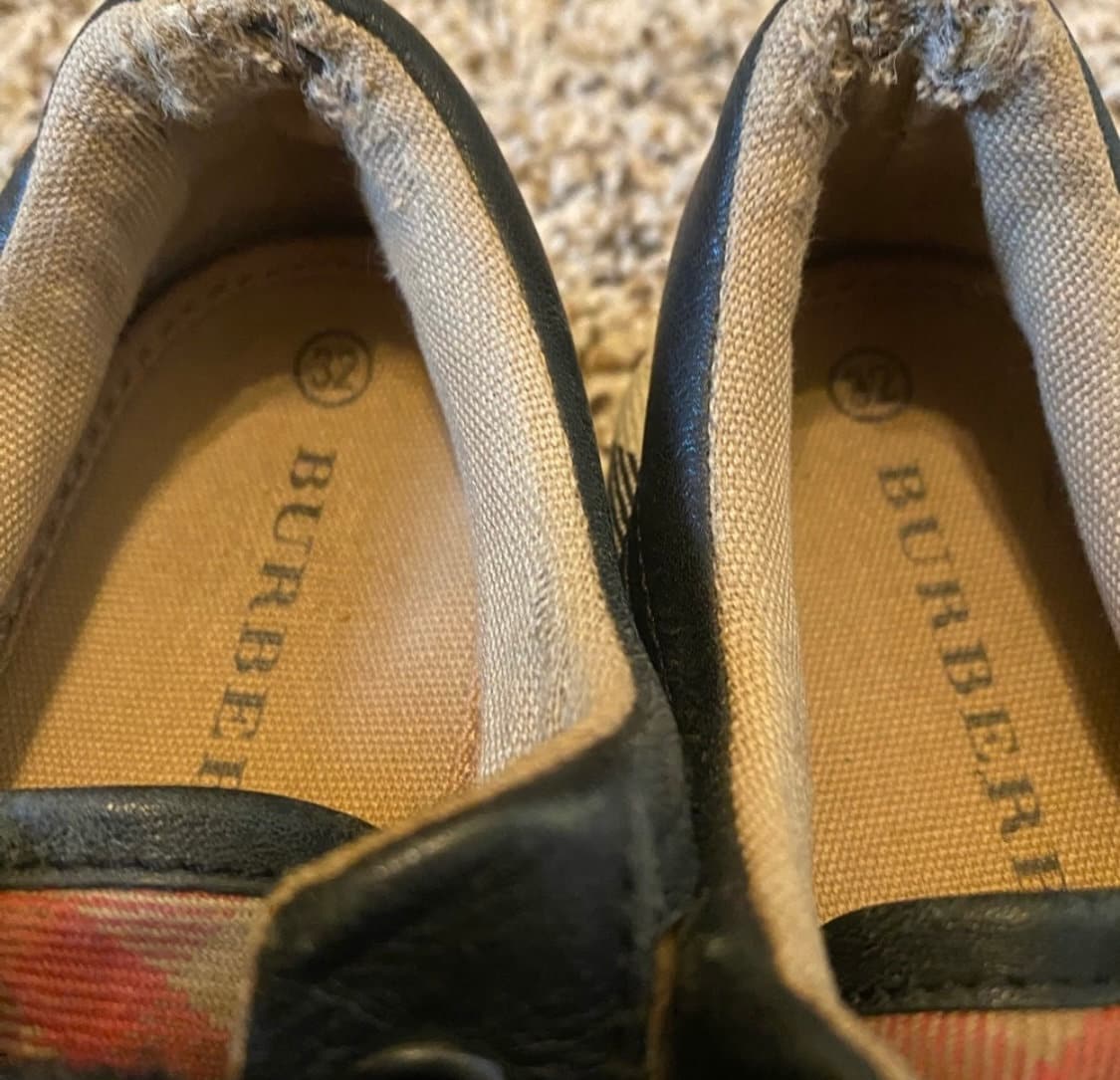 Size 1 Velcro Burberry Kids Shoes authentic and Pre-loved - Etsy