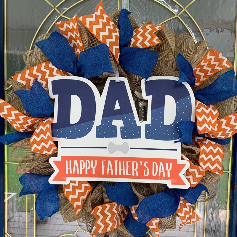 Fathers Day Wreath - Etsy