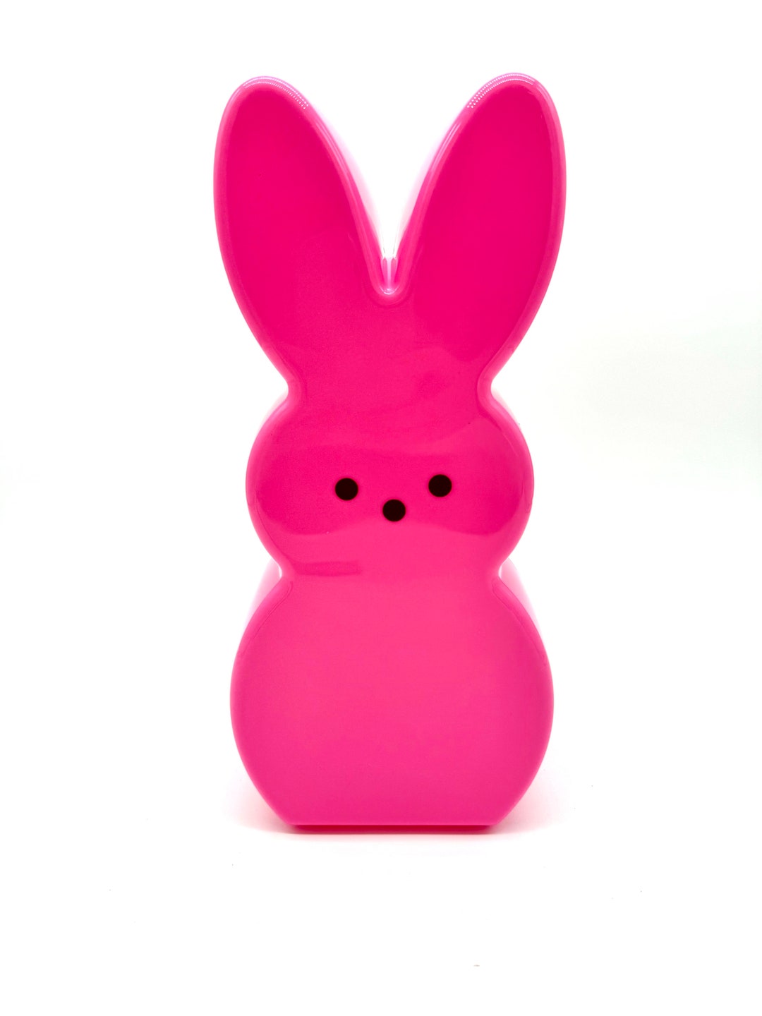 9.5 Large Pink Plastic Peeps Easter Bunny-easter Basket Decoration ...
